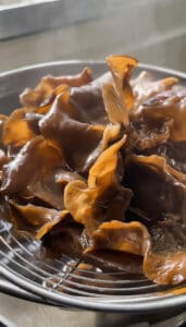 Wood Ear Mushroom Salad - The Foodie Takes Flight