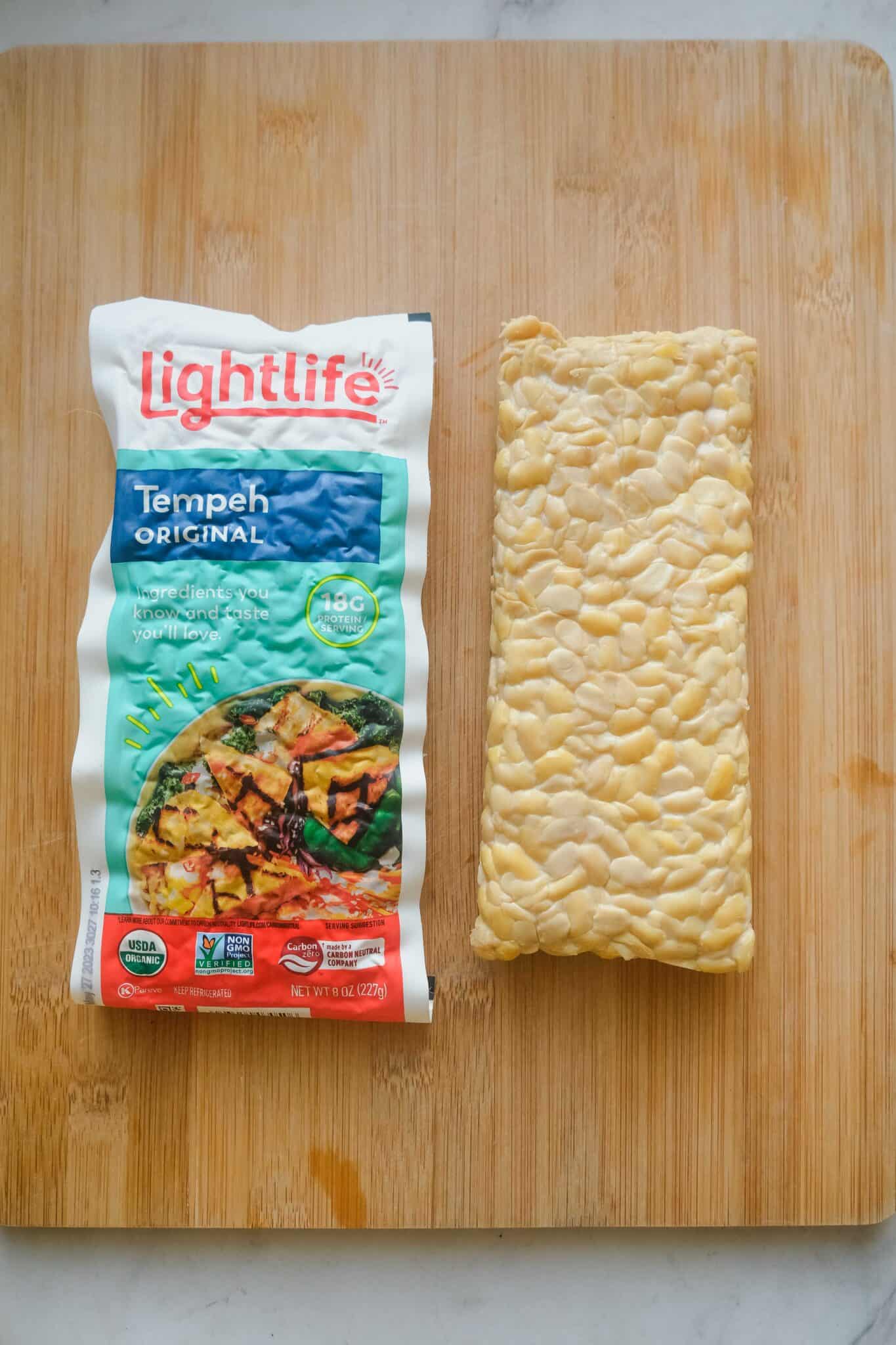 Maple Hoisin Tempeh - The Foodie Takes Flight