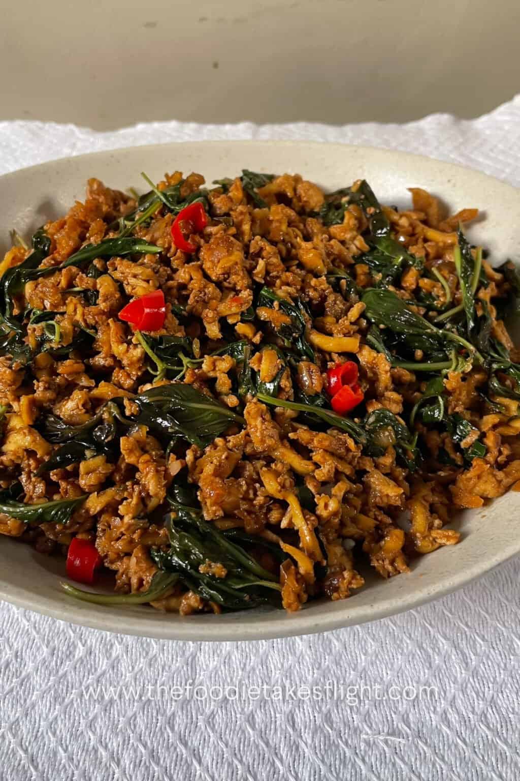 Chili Lime Basil Tofu - The Foodie Takes Flight