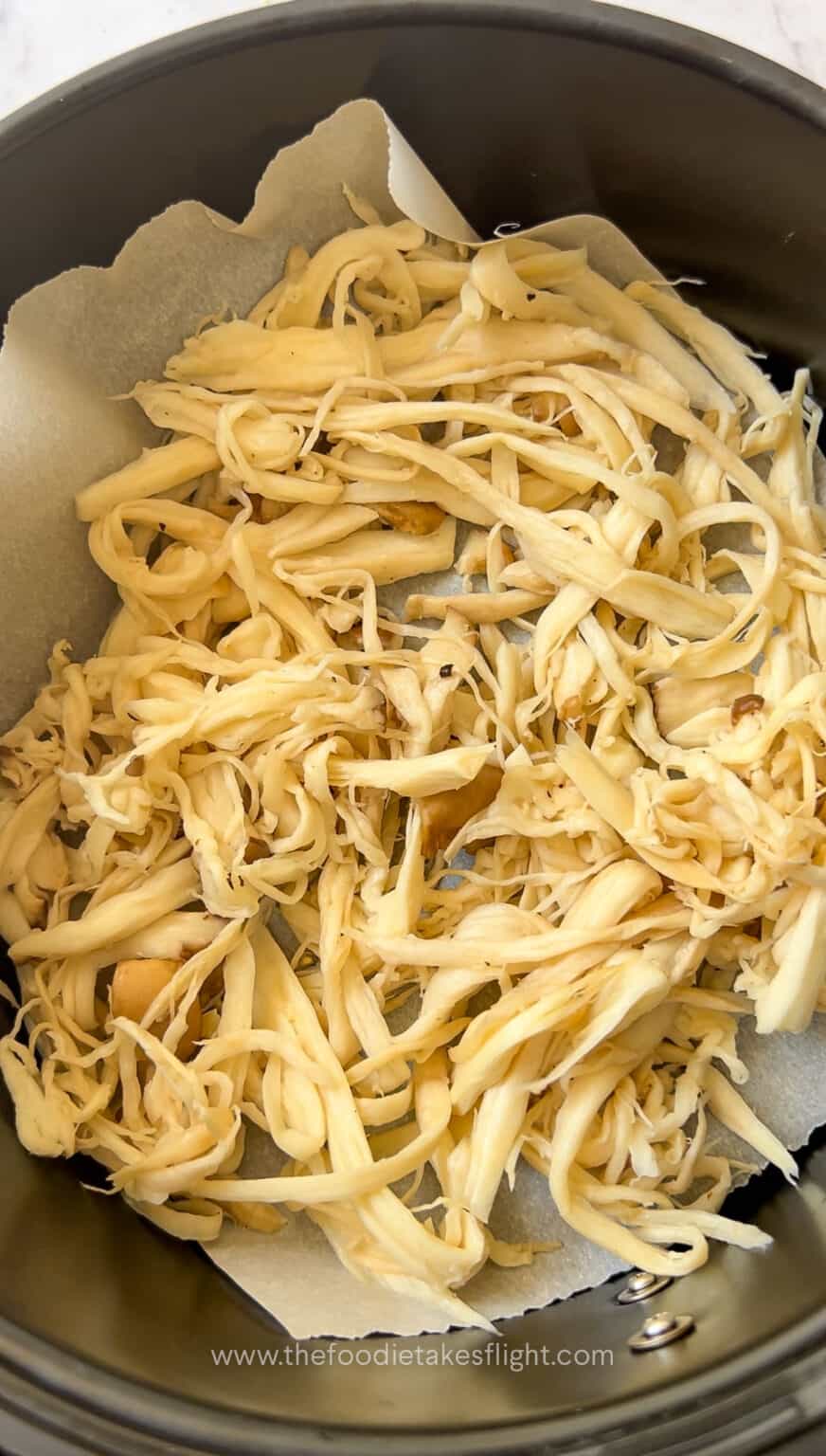 Pulled King Oyster Mushroom - The Foodie Takes Flight