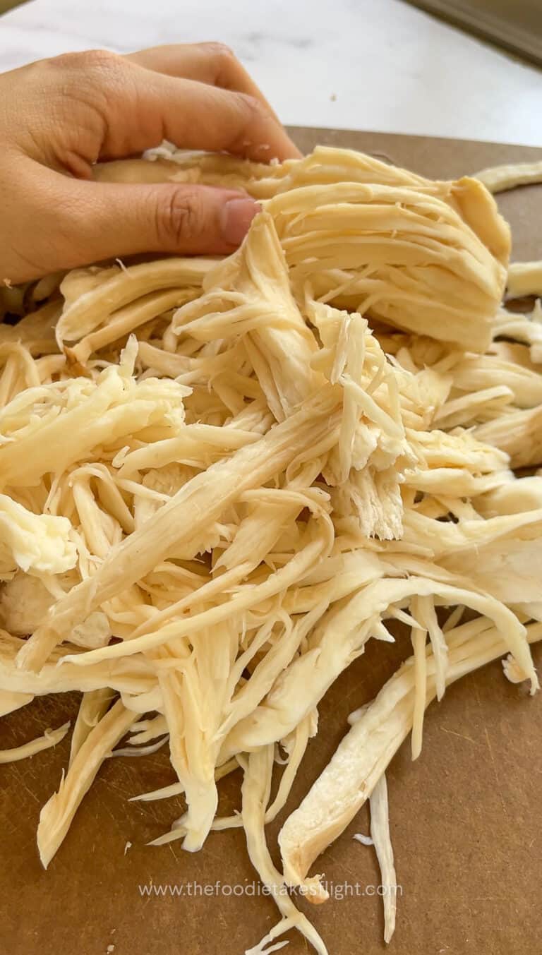 Pulled King Oyster Mushroom - The Foodie Takes Flight