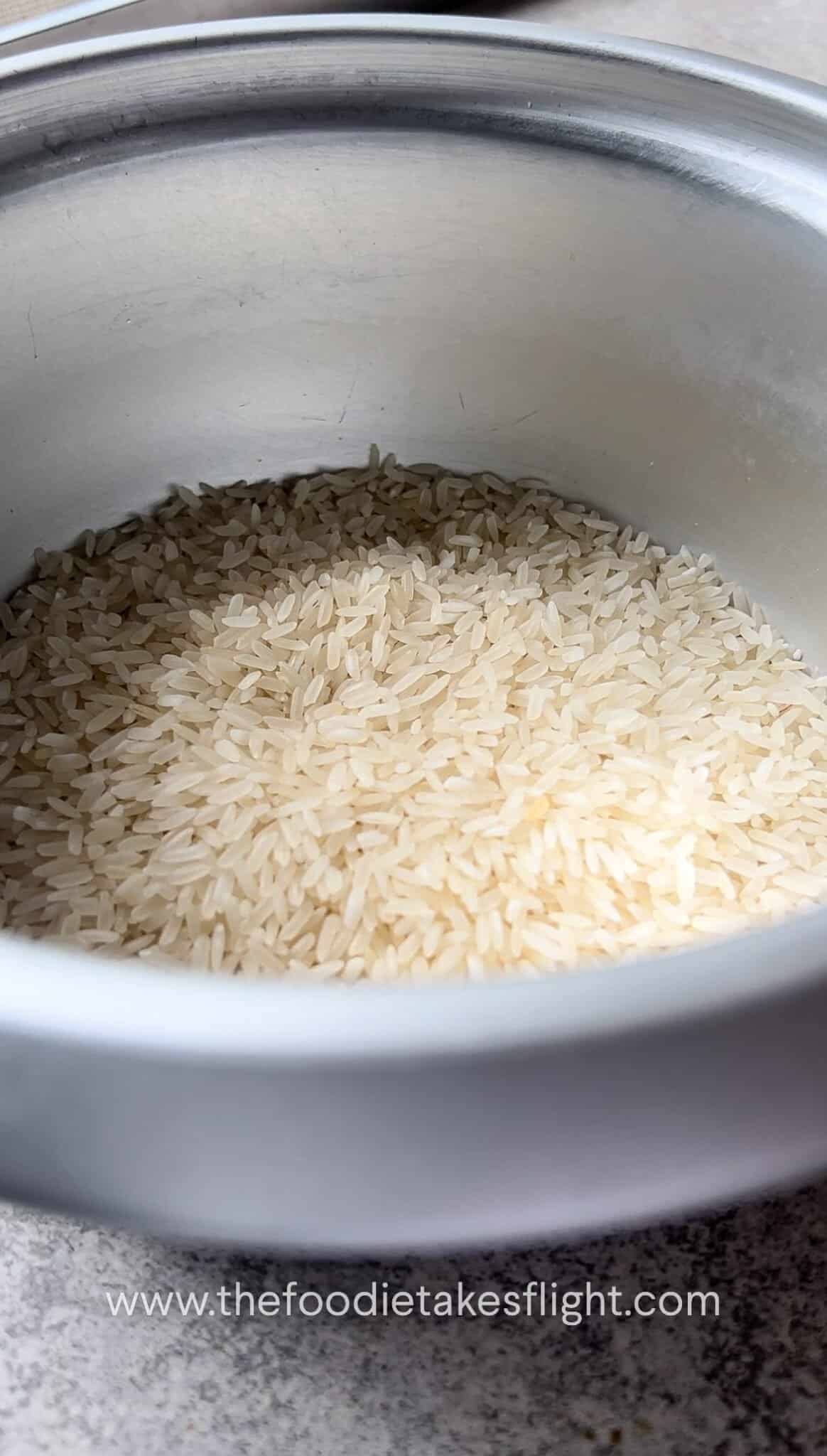 One Pot Mushroom Rice with Spicy Miso Sauce - The Foodie Takes Flight