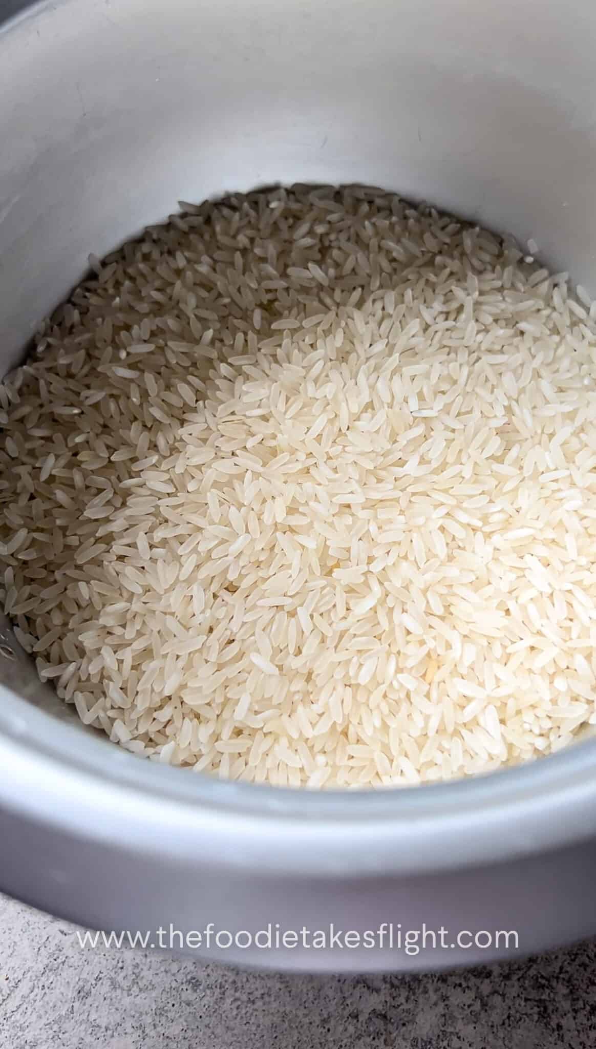 One Pot Mushroom Rice with Spicy Miso Sauce - The Foodie Takes Flight