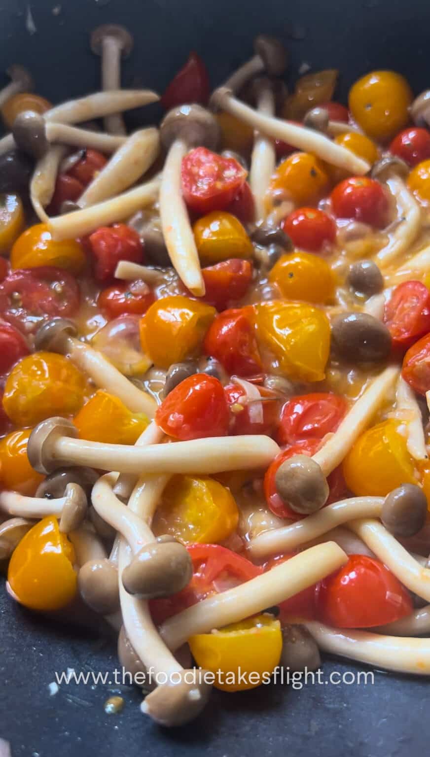 One-Pot Tomato Miso Gochujang Orzo - The Foodie Takes Flight