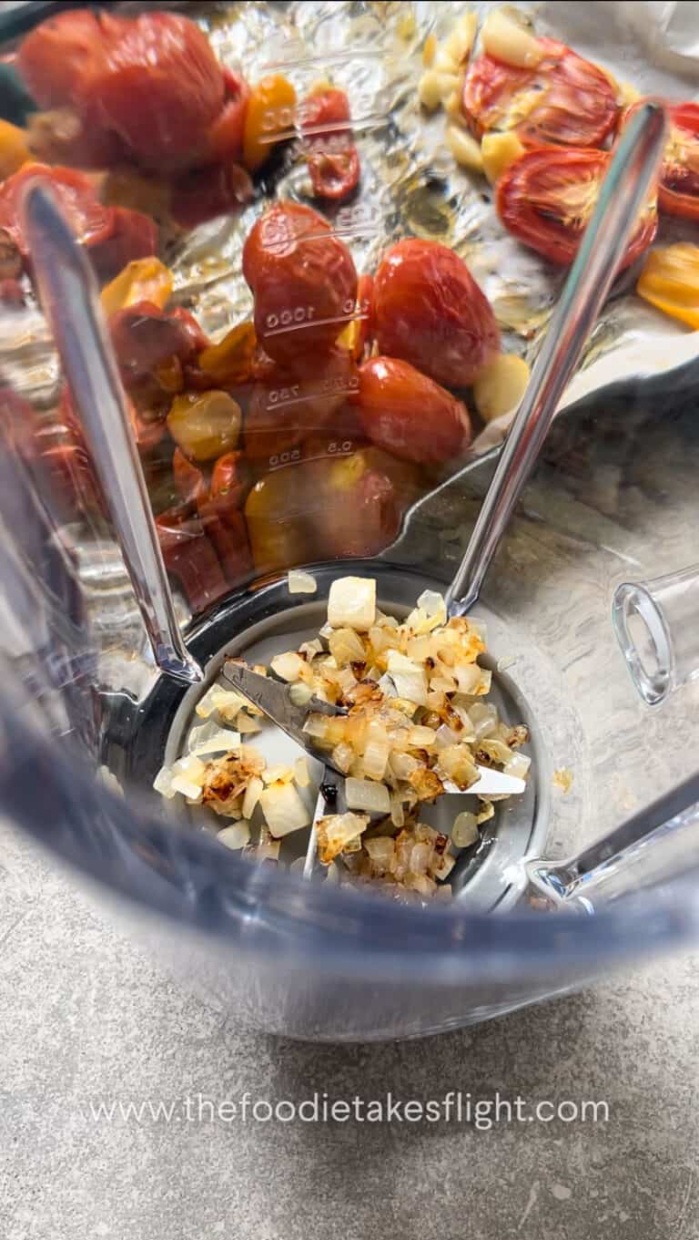 Roasted Tomato Soup - The Foodie Takes Flight