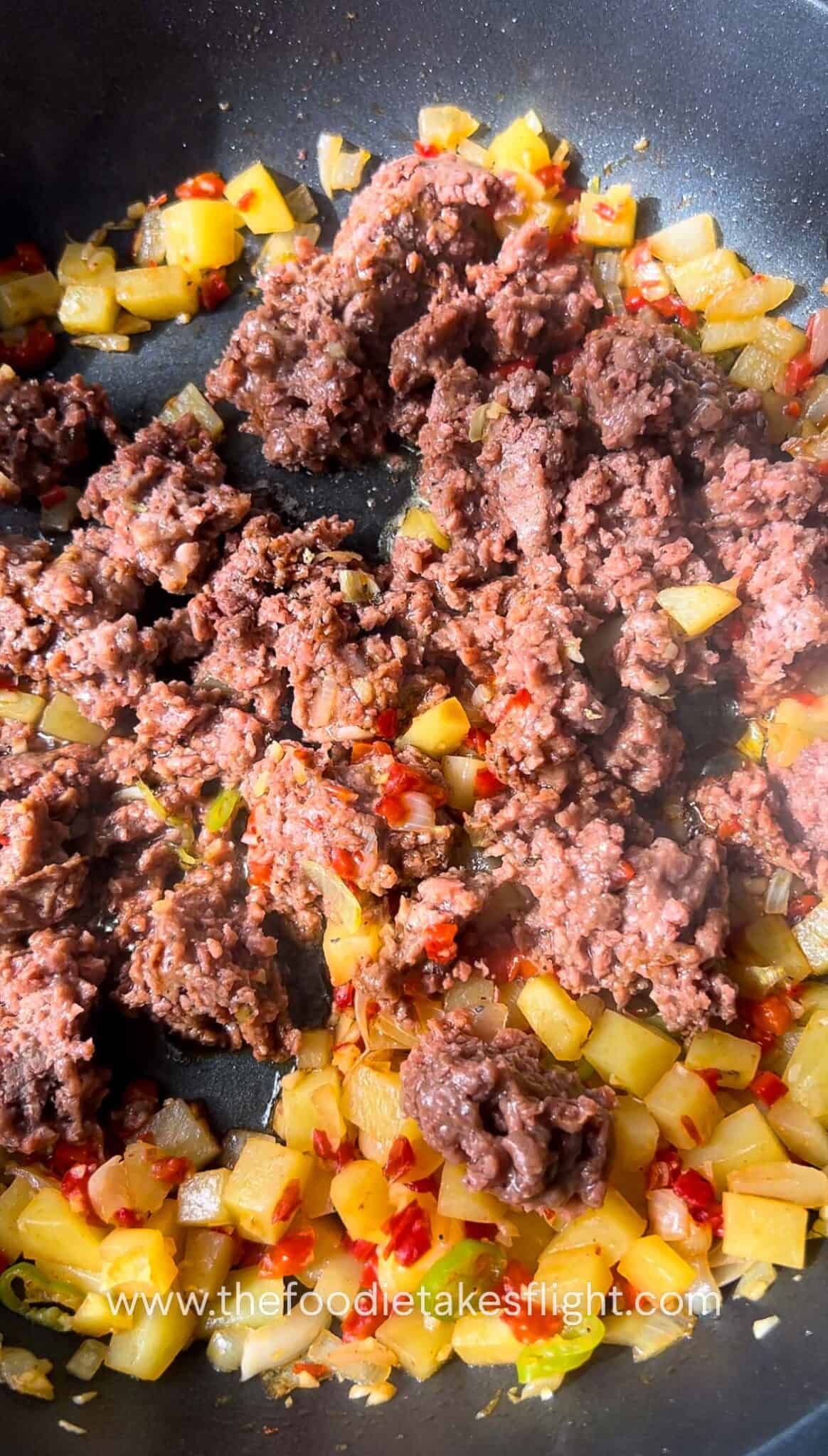 Filipino-Style Stuffed Bell Peppers - The Foodie Takes Flight