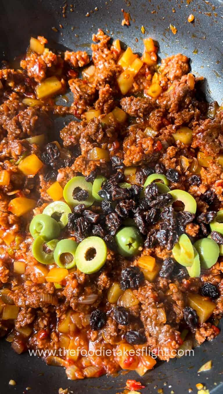 Filipino-Style Stuffed Bell Peppers - The Foodie Takes Flight