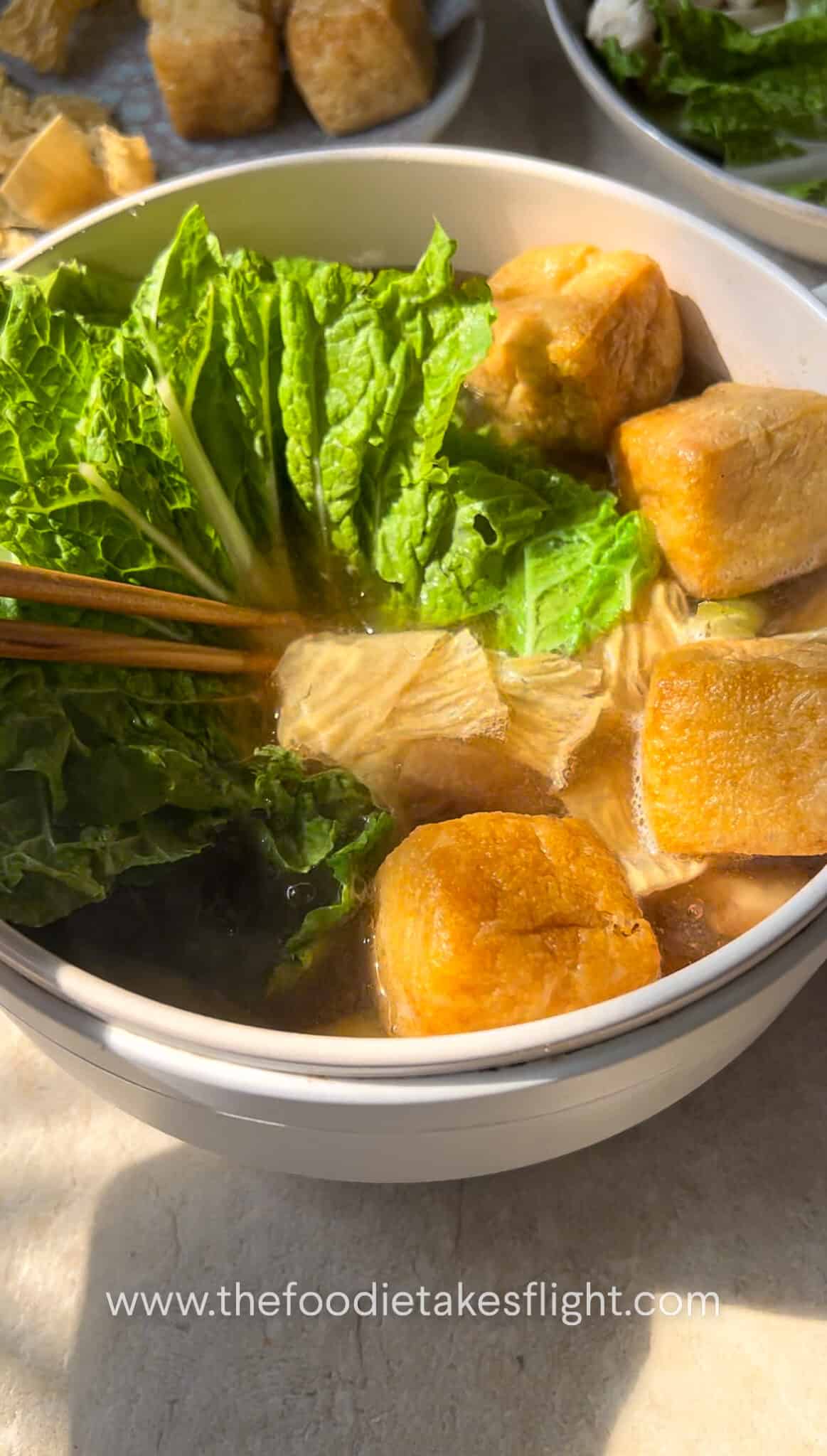 Vegan Chinese Hot Pot at Home - The Foodie Takes Flight