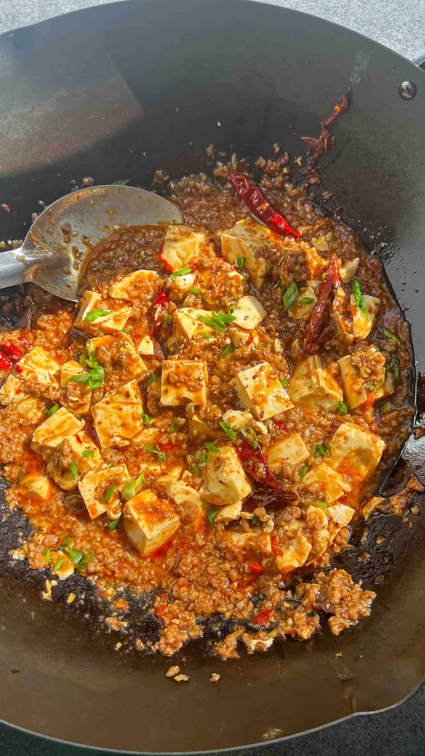 Vegan Mapo Tofu - The Foodie Takes Flight