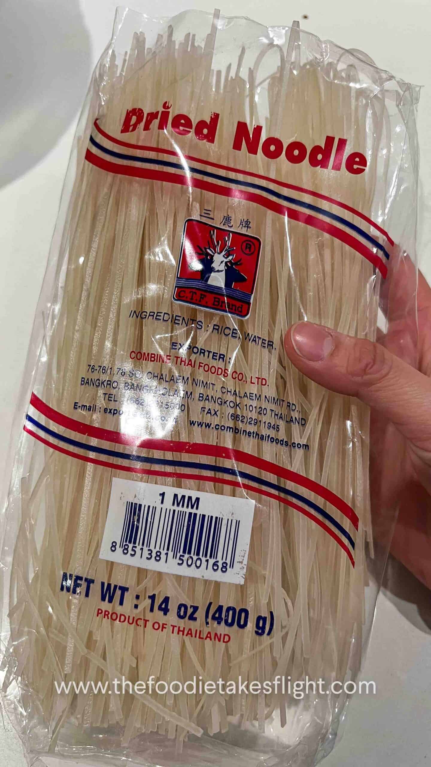 Easy Stir-Fried Rice Noodles - The Foodie Takes Flight