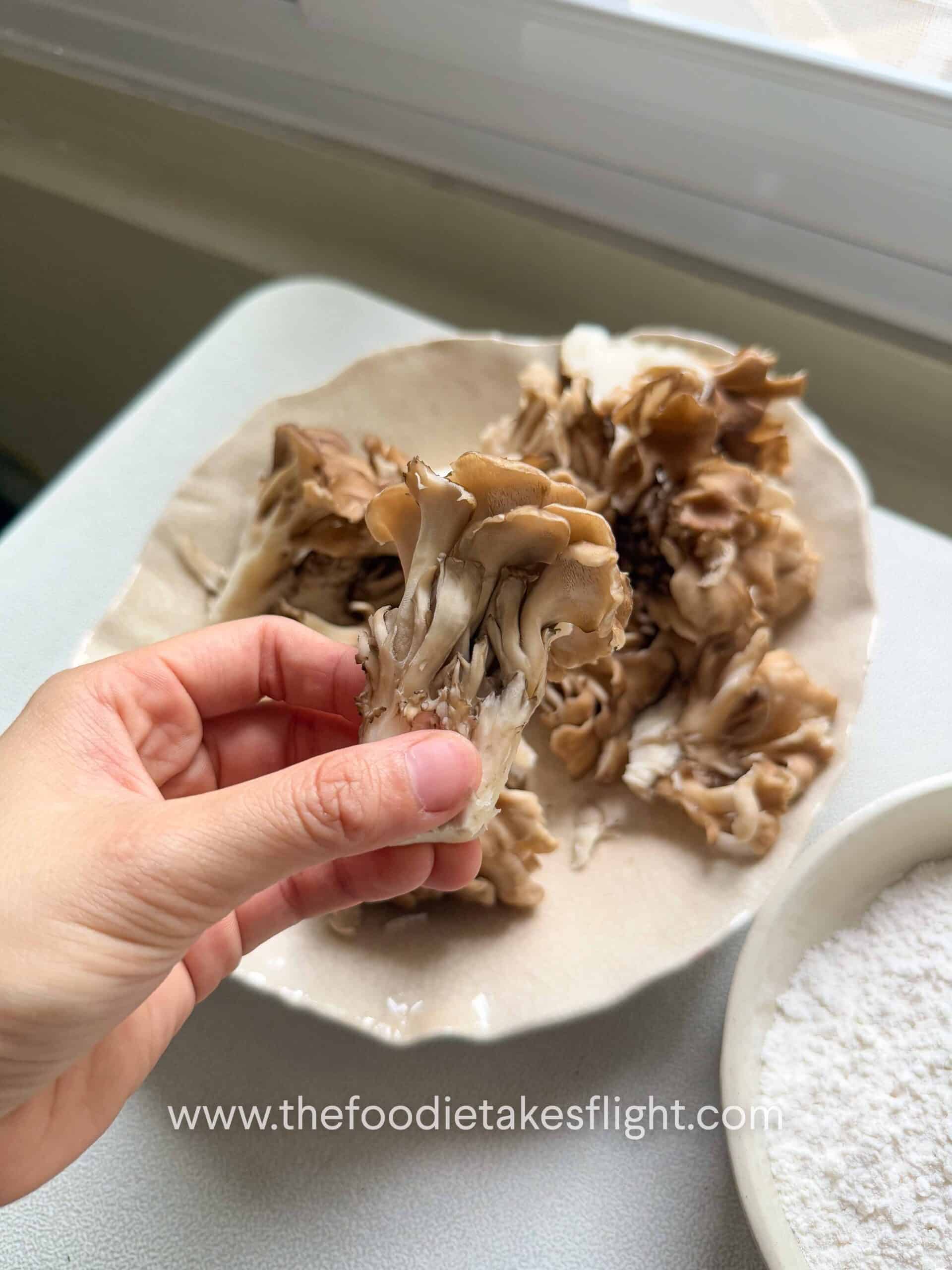 Fried Maitake Mushrooms (Twice-Fried + Super Crispy!) - The Foodie ...