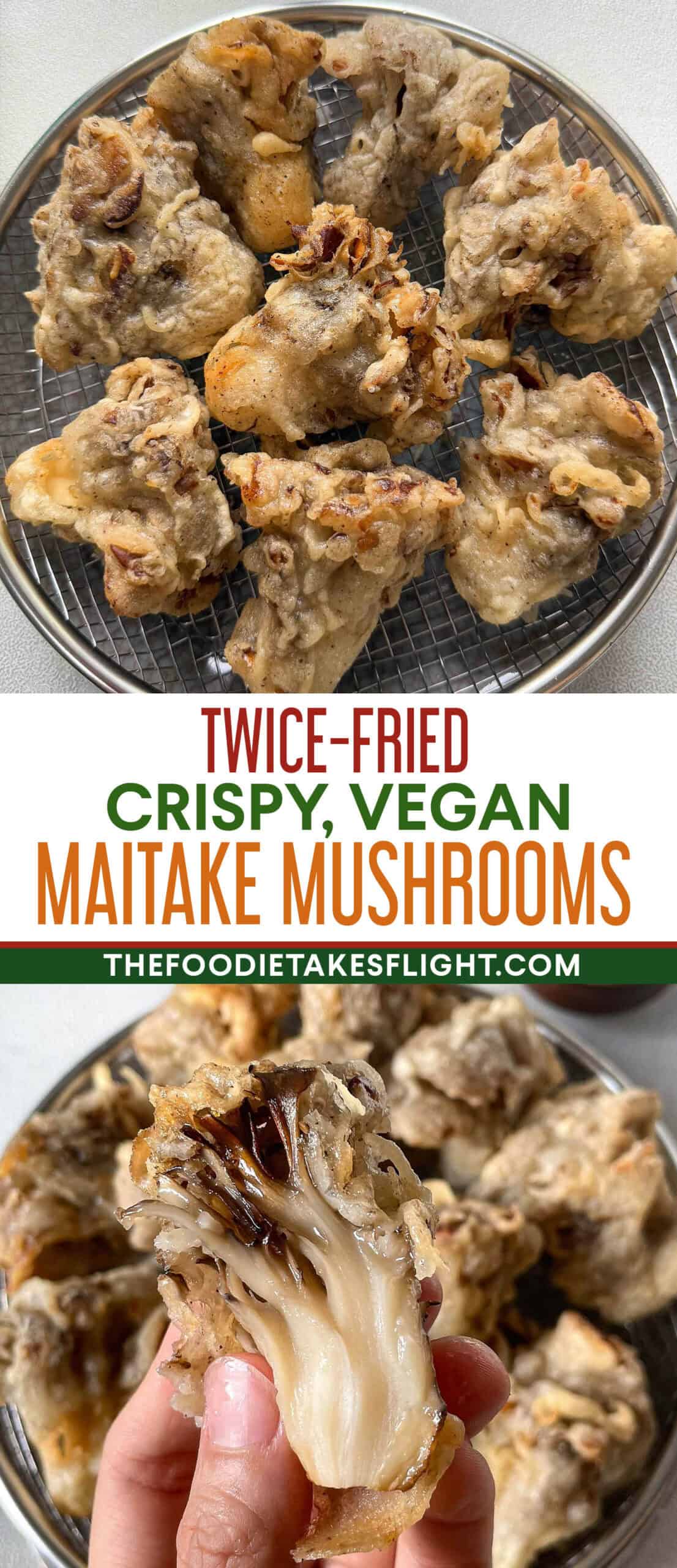 Fried Maitake Mushrooms (Twice-Fried + Super Crispy!) - The Foodie ...