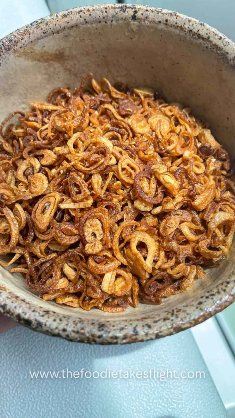 How to Make Crispy Fried Shallots - The Foodie Takes Flight