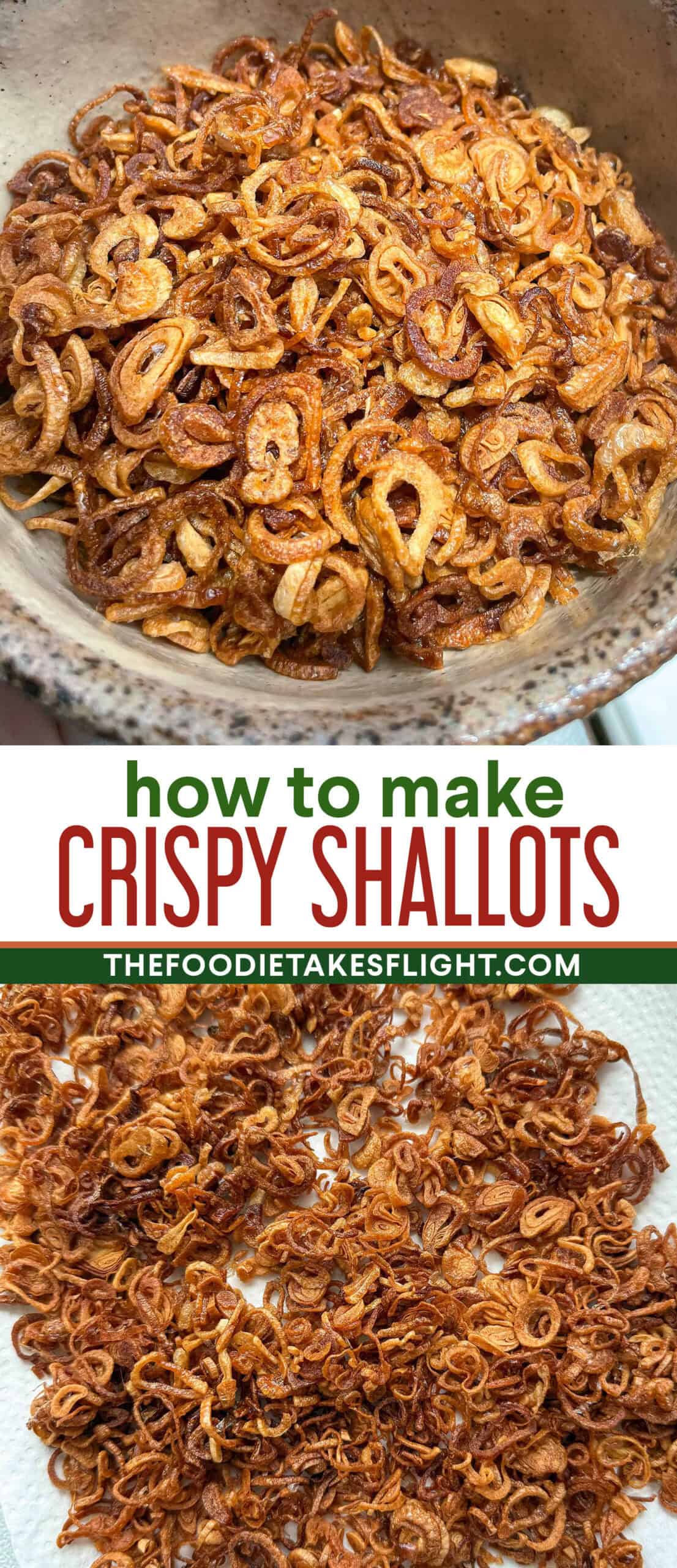 How to Make Crispy Fried Shallots - The Foodie Takes Flight