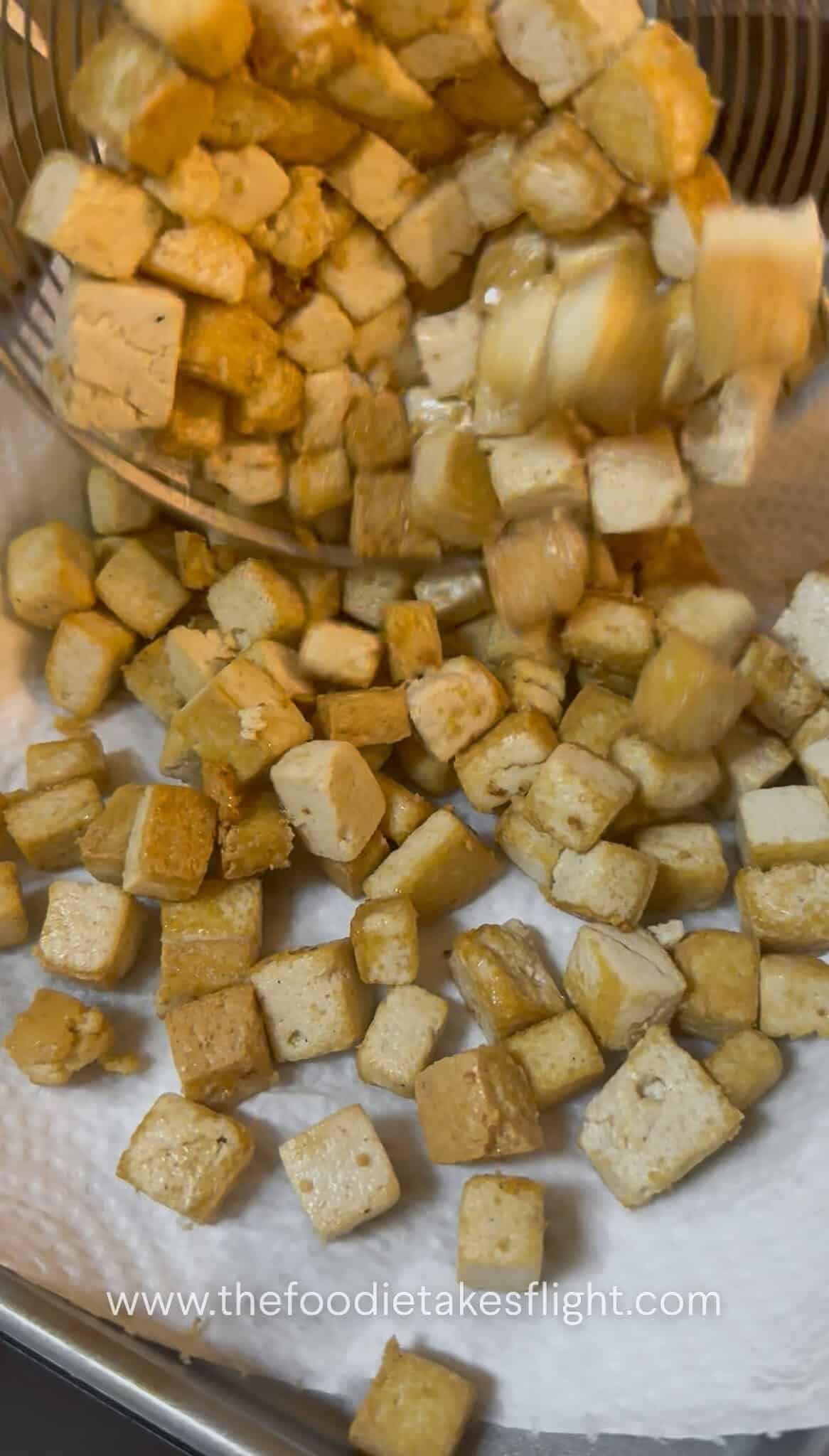 Quick Tofu Stir-Fry with Oyster Sauce - The Foodie Takes Flight
